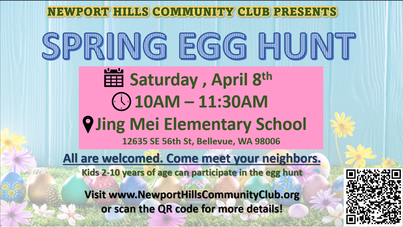 Spring Egg Hunt - Newport Hills Community Club